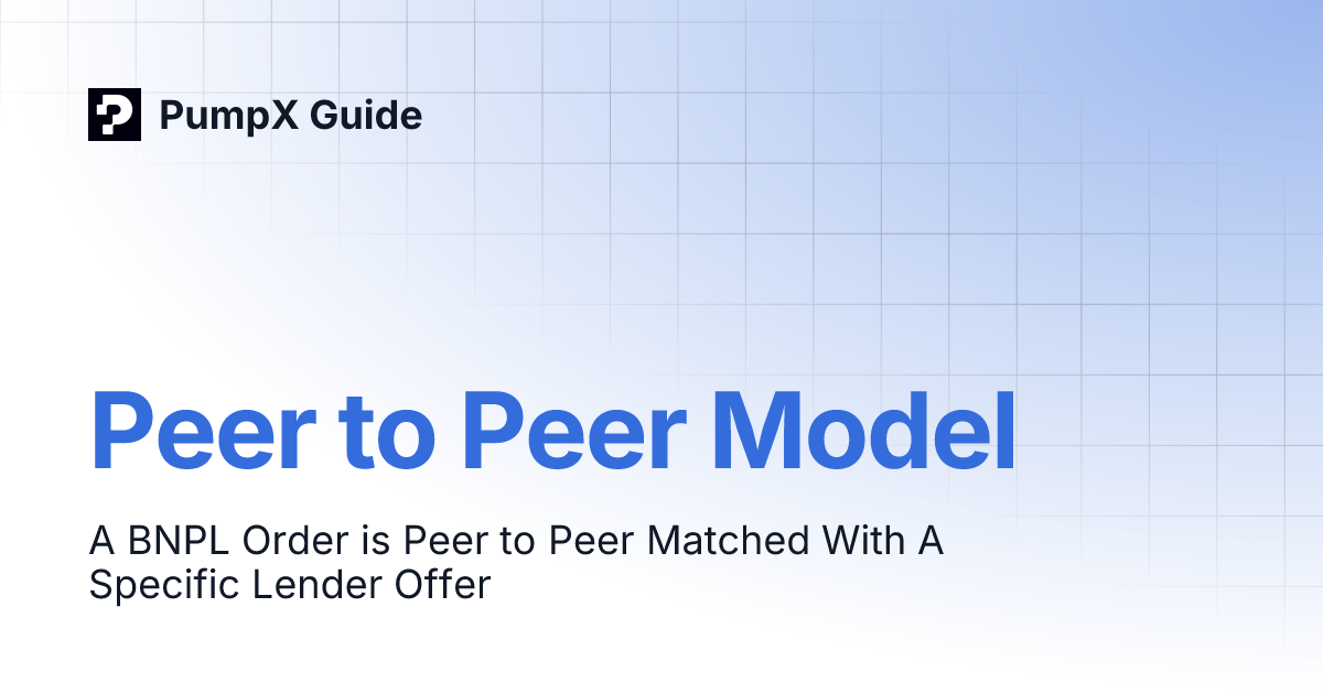 Peer to Peer Model | PumpX Guide